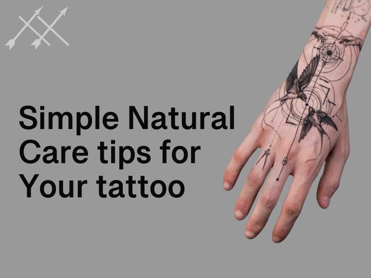Simple natural care tips for your tattoo - Machu Tattoo Studio