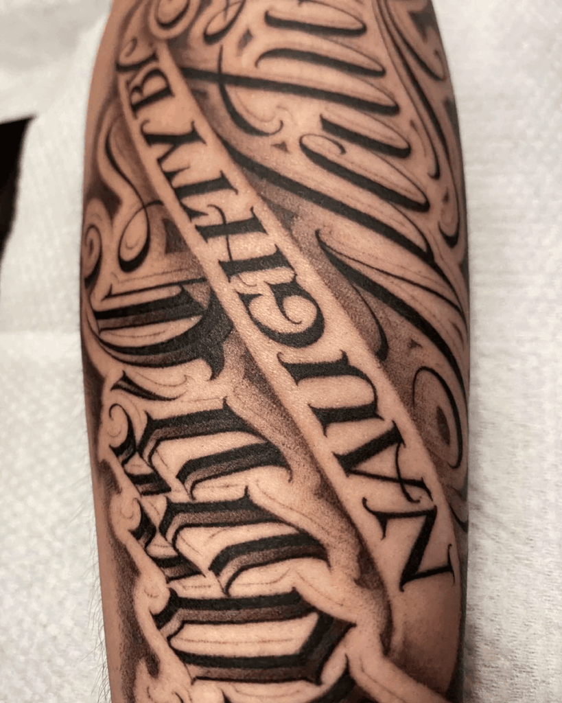Best Tattoo Fonts for Stylish Names By Machu Tattoos